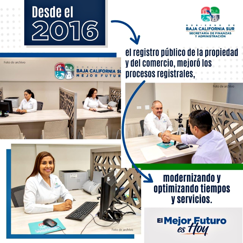 DESDE EL 2016, EN EL REGISTRO PÚBLICO DE LA PROPIEDAD Y DEL COMERCIO A ...